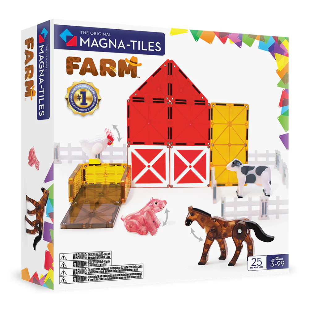 MAGNA TILES - Farm Animals 25pc Set – Wonder Tribe