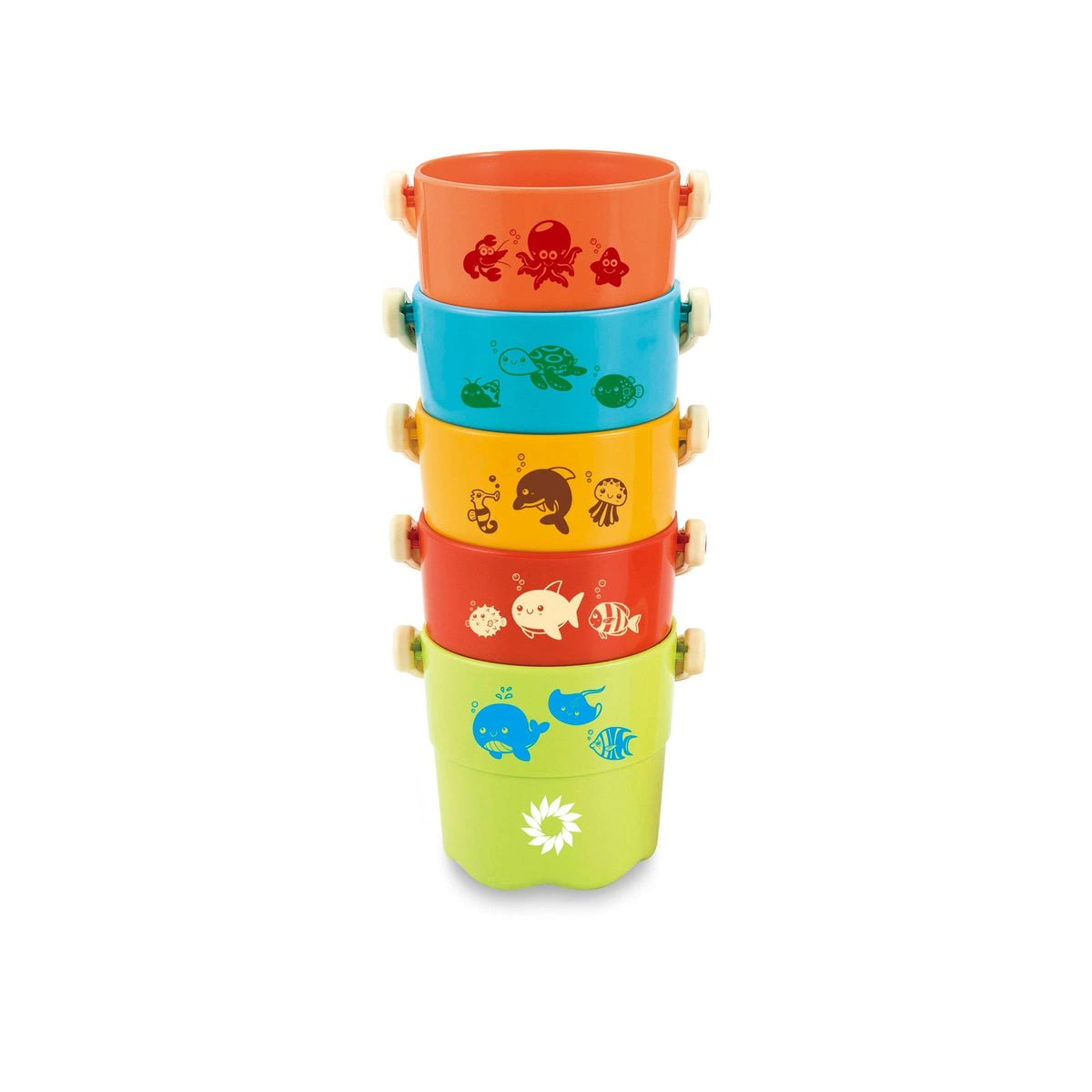 Sea Animal Stacking Buckets 5pcs – Wonder Tribe