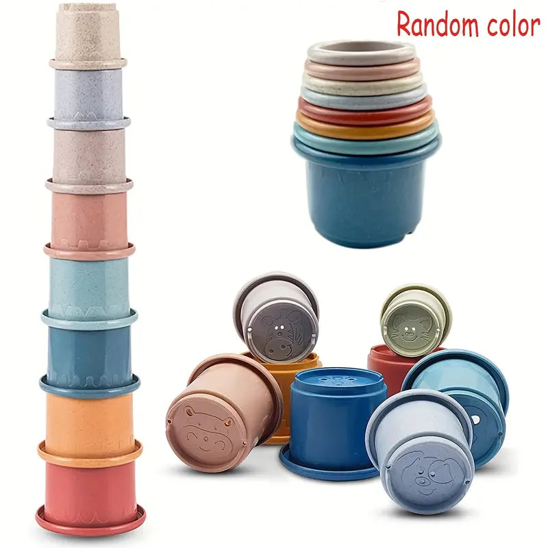 Stacking Cup Tower - Pastel – Wonder Tribe