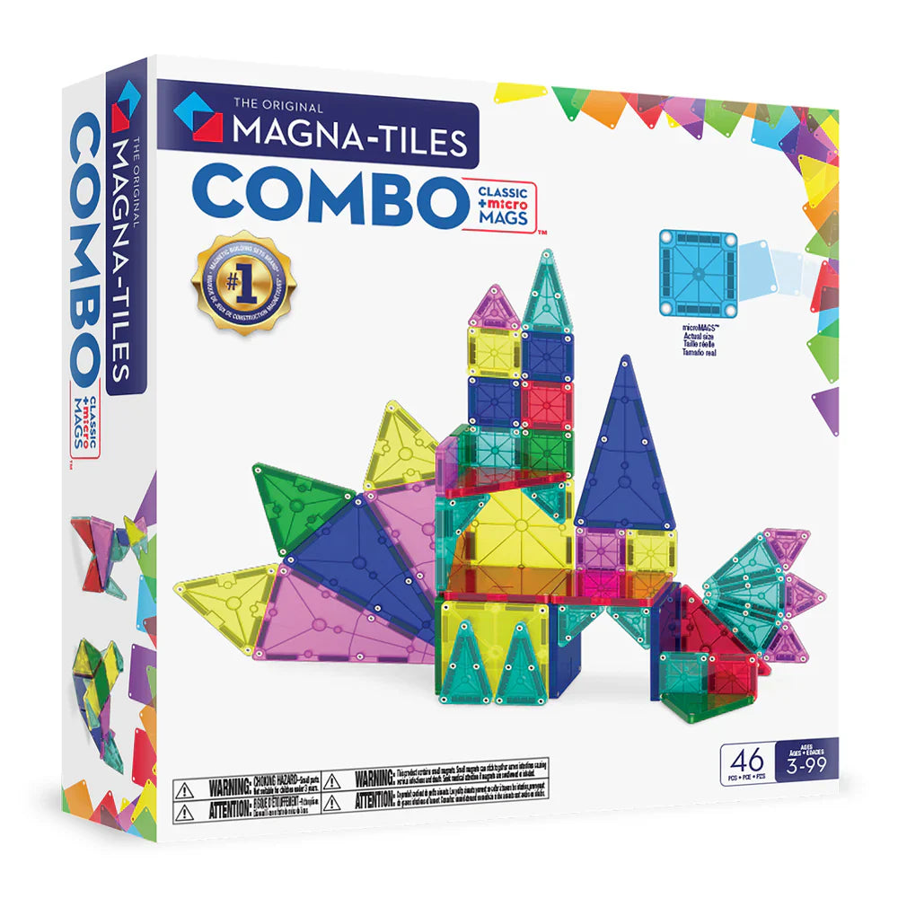 MAGNA TILES - Combo + micro MAGS 46pc Set – Wonder Tribe