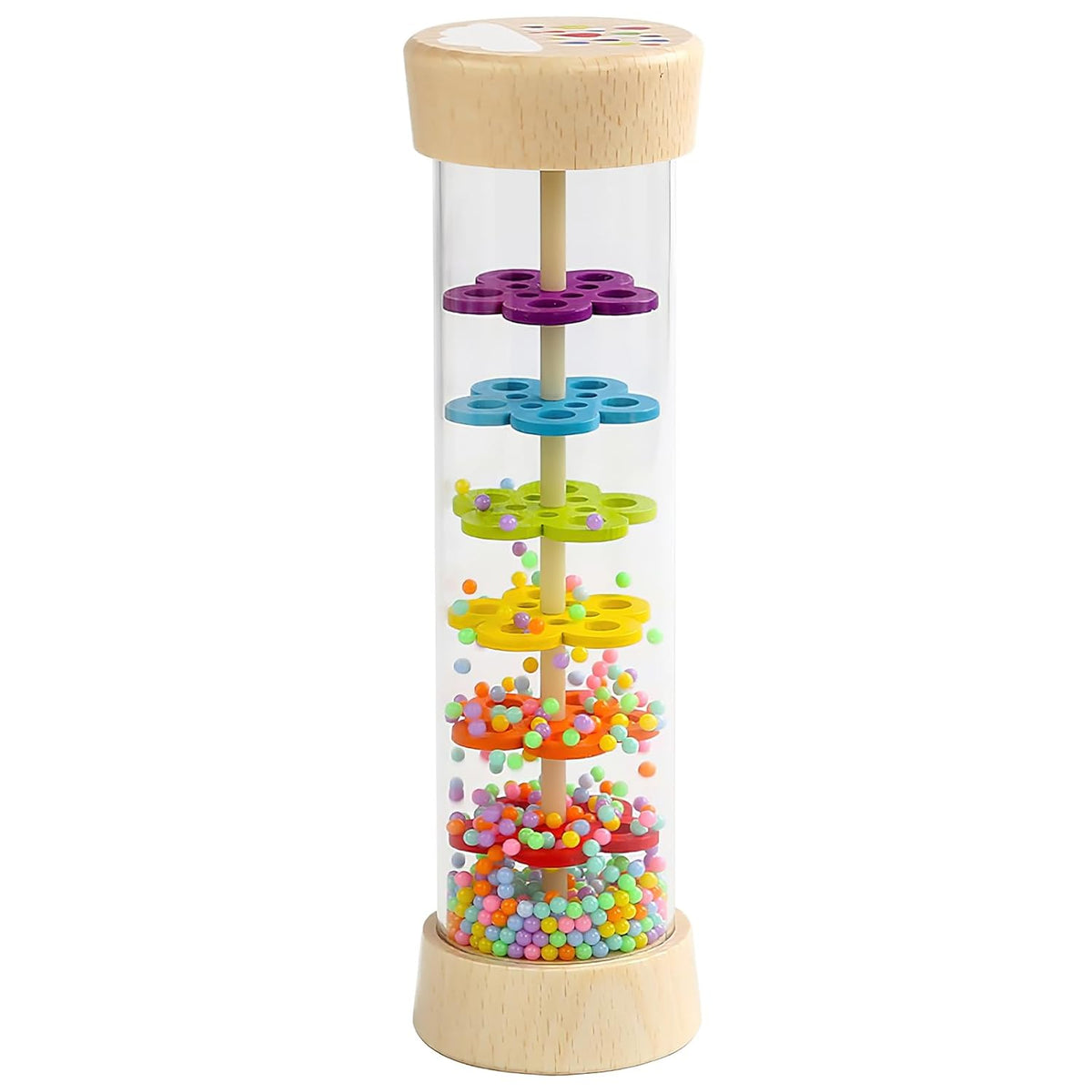 Kids Rainmaker Large - Wooden Musical Sensory Toy - Wonder Tribe