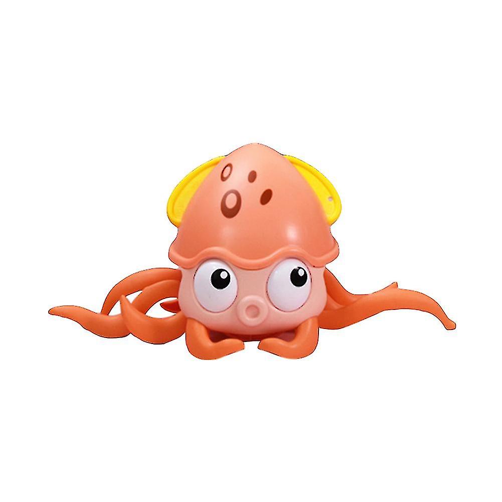 Olli The Pull Along / Wind Up Octopus For Land Or Water Orange – Wonder ...