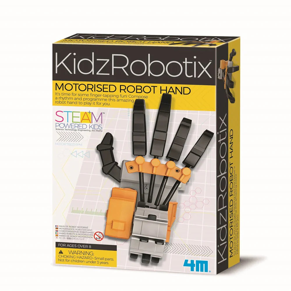 4M KidzRobotix Motorised Robot Hand - STEM Building Kit – Wonder Tribe