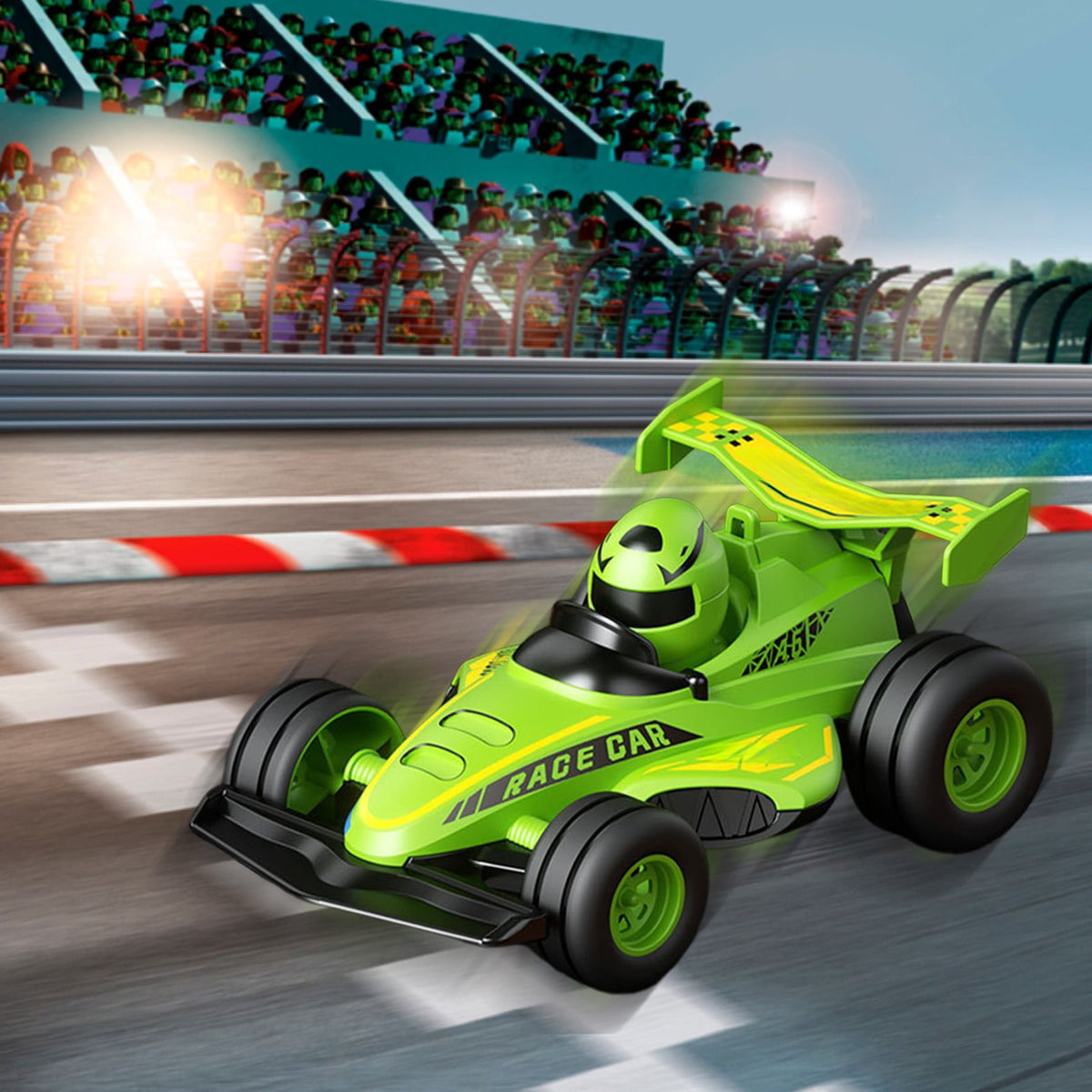 Pull Back Magnetic Driver Racecar - Fun Toy Car for Kids | Wonder Tribe