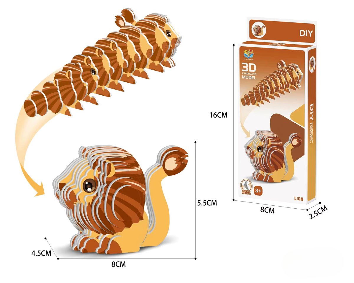 DIY Layered Animals - Lion – Wonder Tribe
