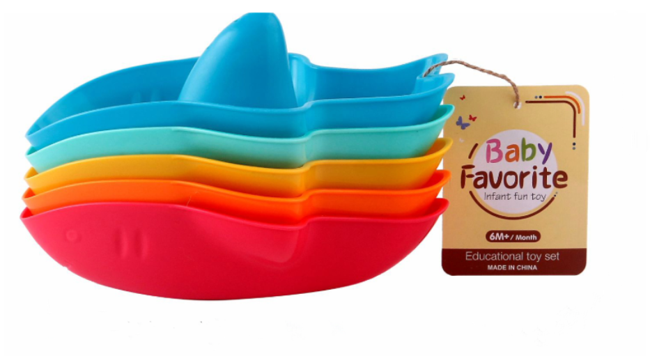 Shark Stacking Boats - Rainbow – Wonder Tribe