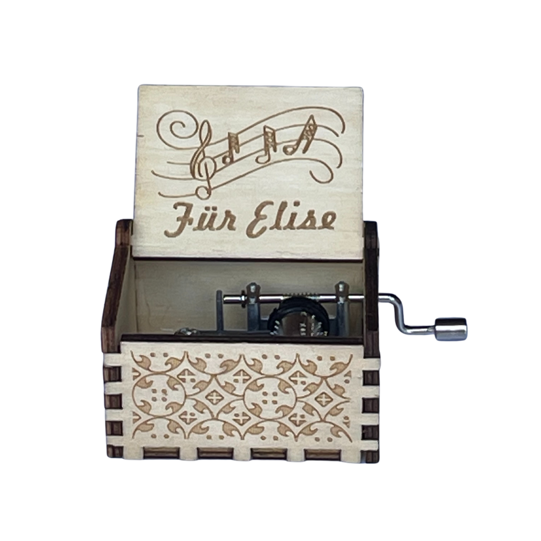 Wooden Hand Cranked Music Box - Fur Elise – Wonder Tribe