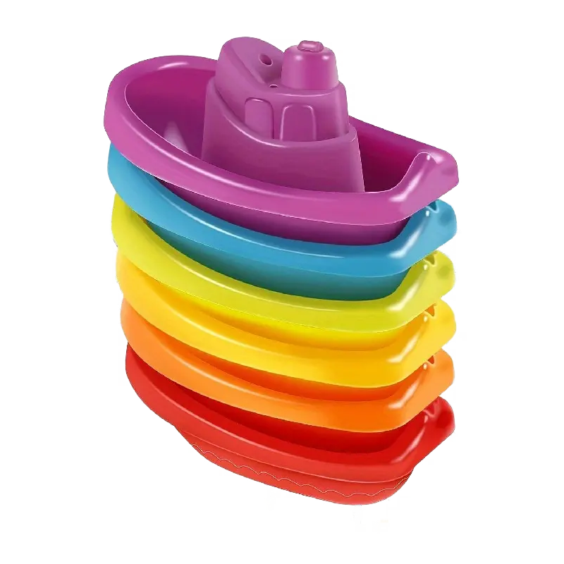 Stacking Boats - Rainbow – Wonder Tribe